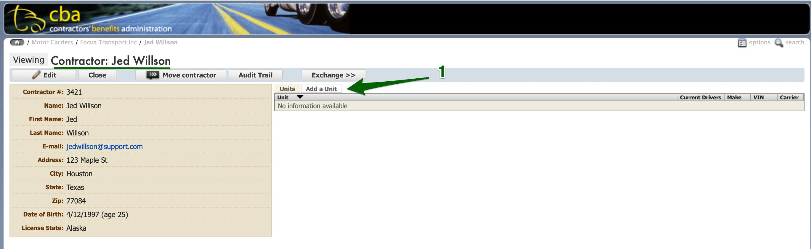 How to add a unit | Focus Solutions